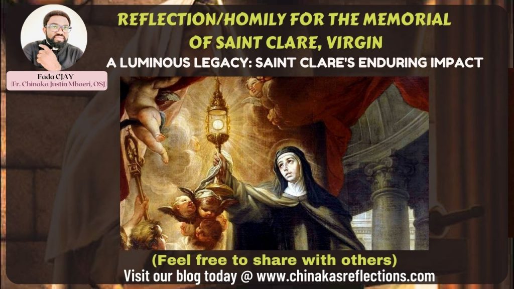 Weekday Homilies/ Reflections Archives - Fr. Chinaka's Media